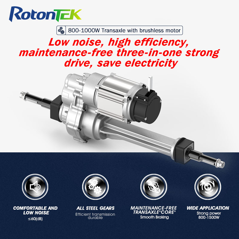 1000W Permanent Magnet BLDC Transaxle LDM25 - Rotontek