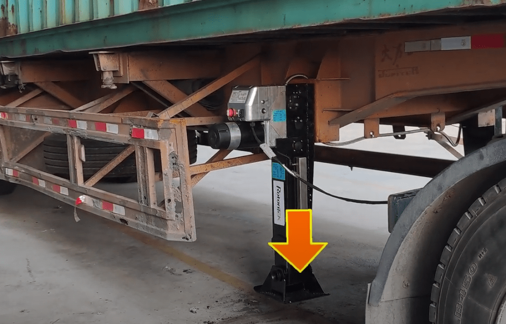 How to install electric landing gear on a semi-trailer? - Rotontek