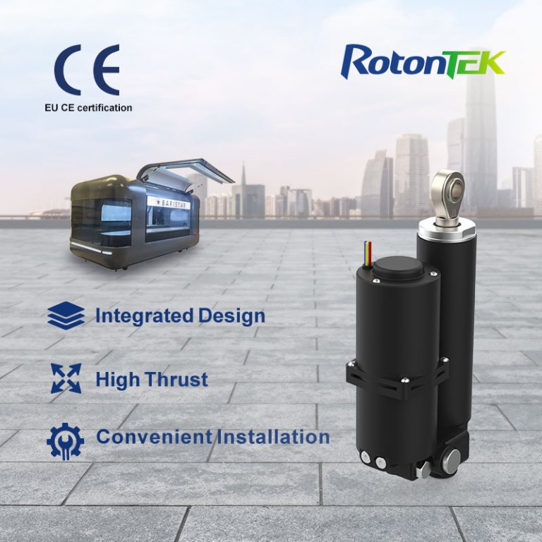 Rotontek 0.6-1.5T Electric Hydraulic Linear Actuator | Motor Drive ...