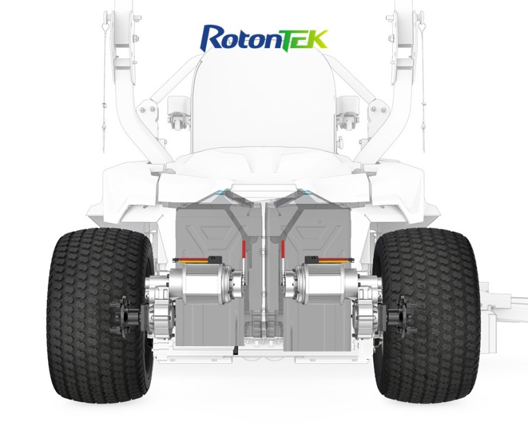 Rotontek Low-Noise Electric Wheel Drive 1000W/1500W for Zero-Turn ...